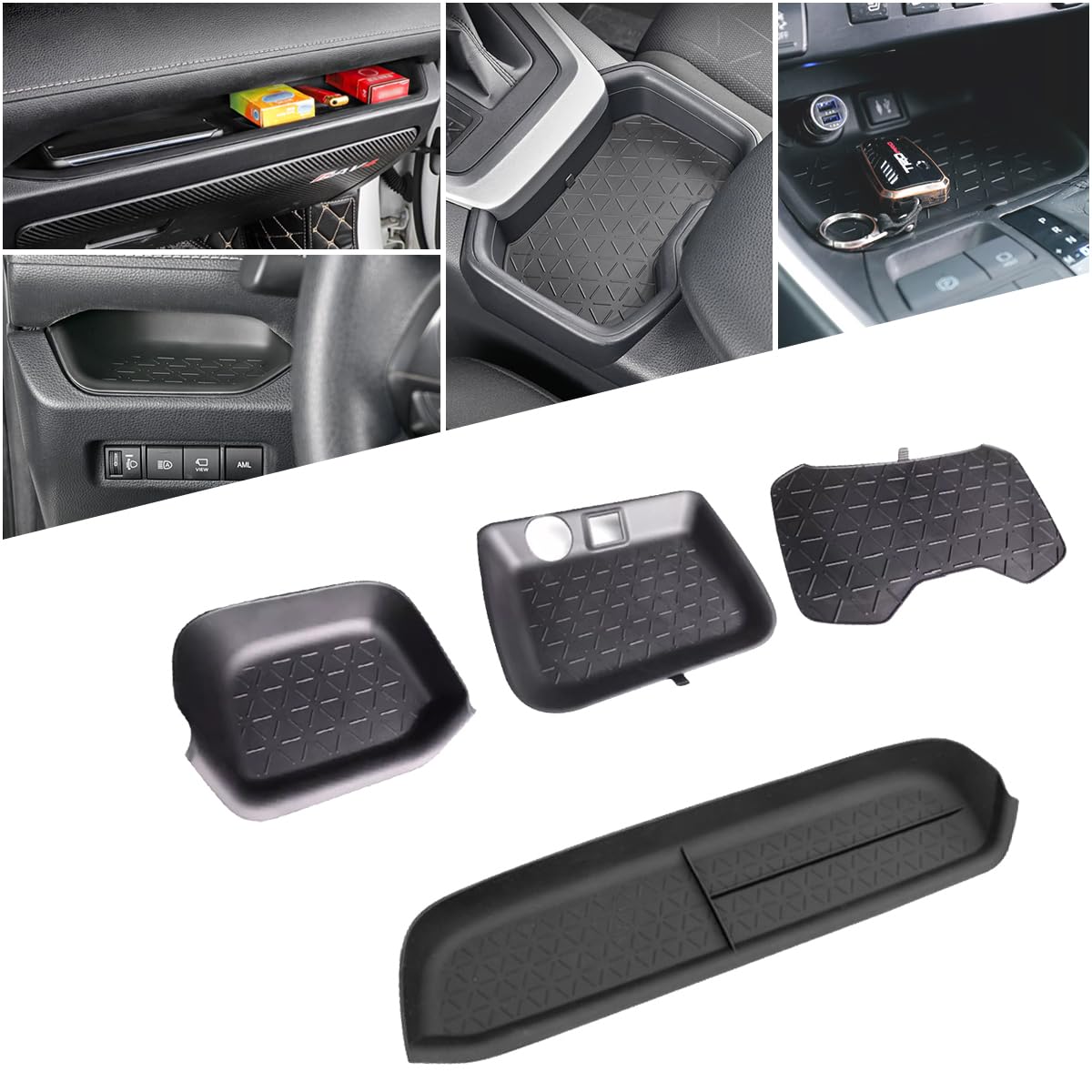 Amazon.com: KEPHTH 4-Pcs Storage Organizer for Toyota RAV4/RAV-4 ...