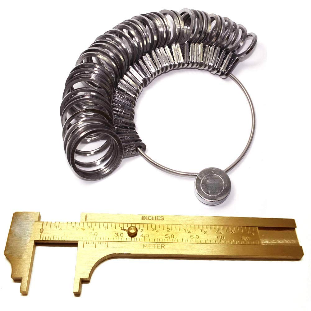 SWISSO Gems, Diamond, Beads & Ring Jewelry Measuring Tool- 80mm/3.25 ...