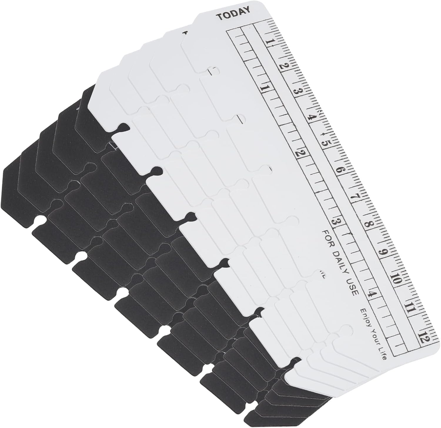 Amazon.com: PATIKIL 5.3"x1.4" Bookmark Ruler, 20 Pack Snap-in Ruler ...