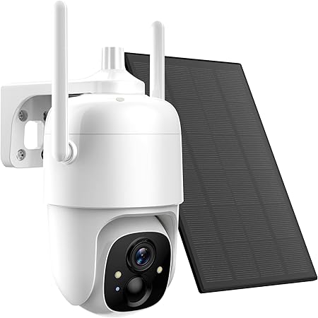 Amazon.com : Solar Security Cameras Wireless Outdoor, SEHMUA 2K 360 ...