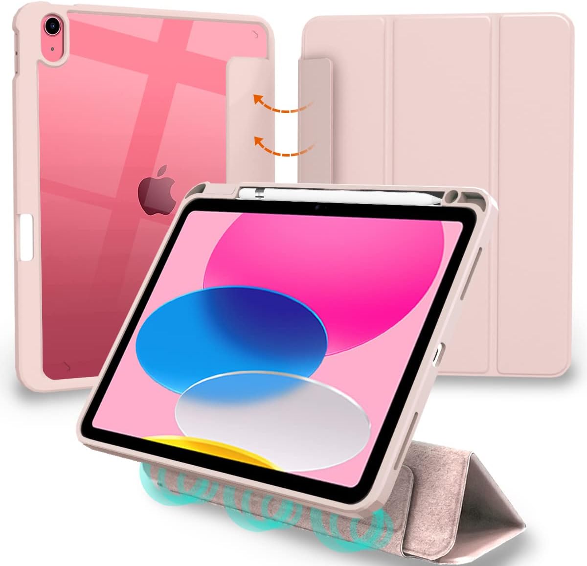 Amazon.co.jp: MS factory iPad 10世代 用 ケース iPadケース 第10世代 アイパッド 10.9 カバー ...