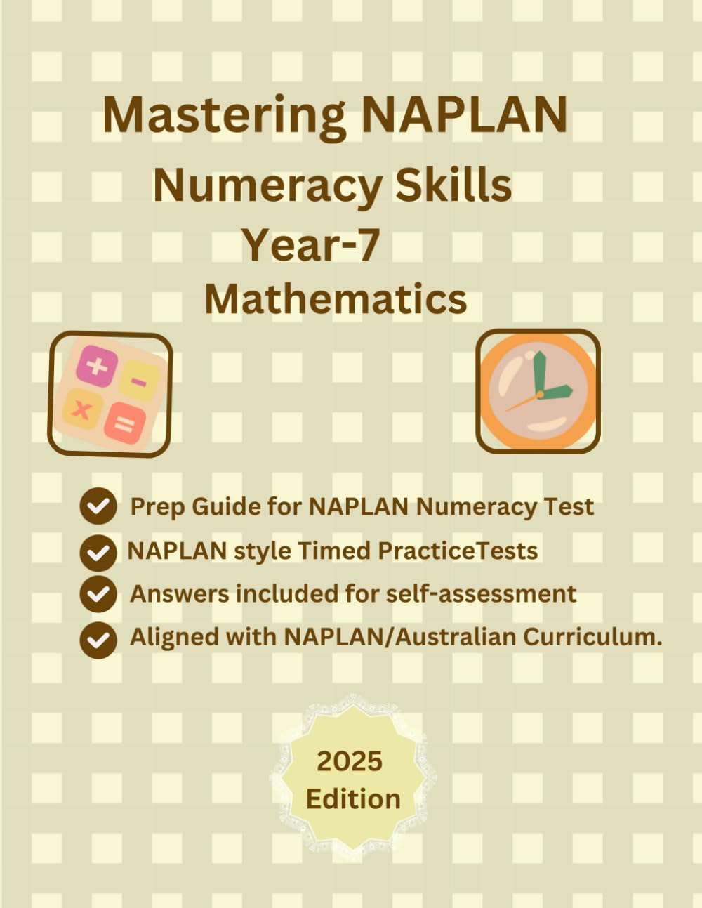 Mastering NAPLAN Numeracy Skills Year-7 Mathematics, Practice Book ...