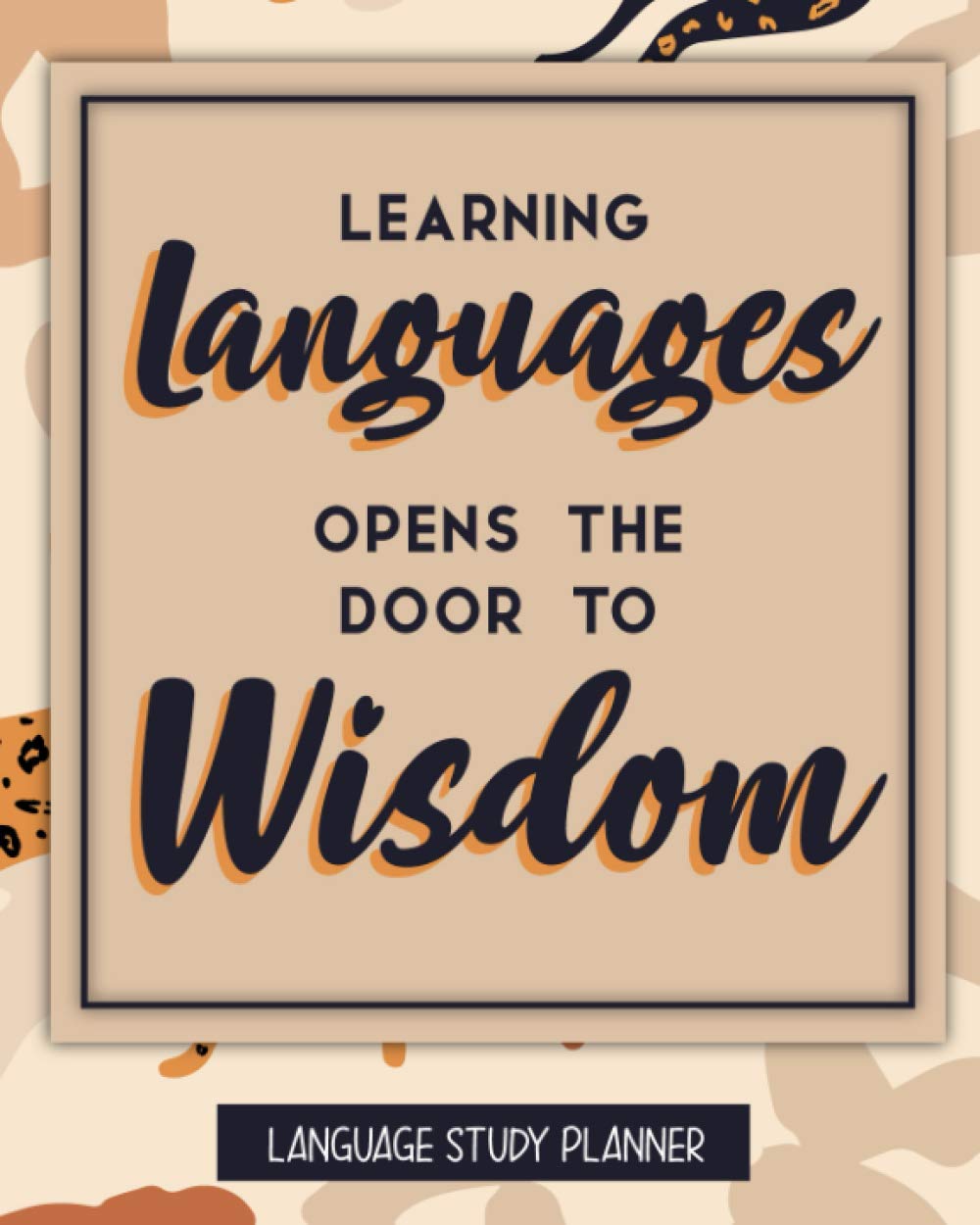 Learning Languages Opens The Door To Wisdom: Language Study Planner Get ...