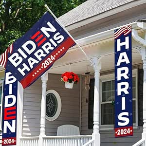 Amazon.com: Lifesmells 3 Pcs Biden Harris 2024 Banner Flag 3 x 5 Ft ...