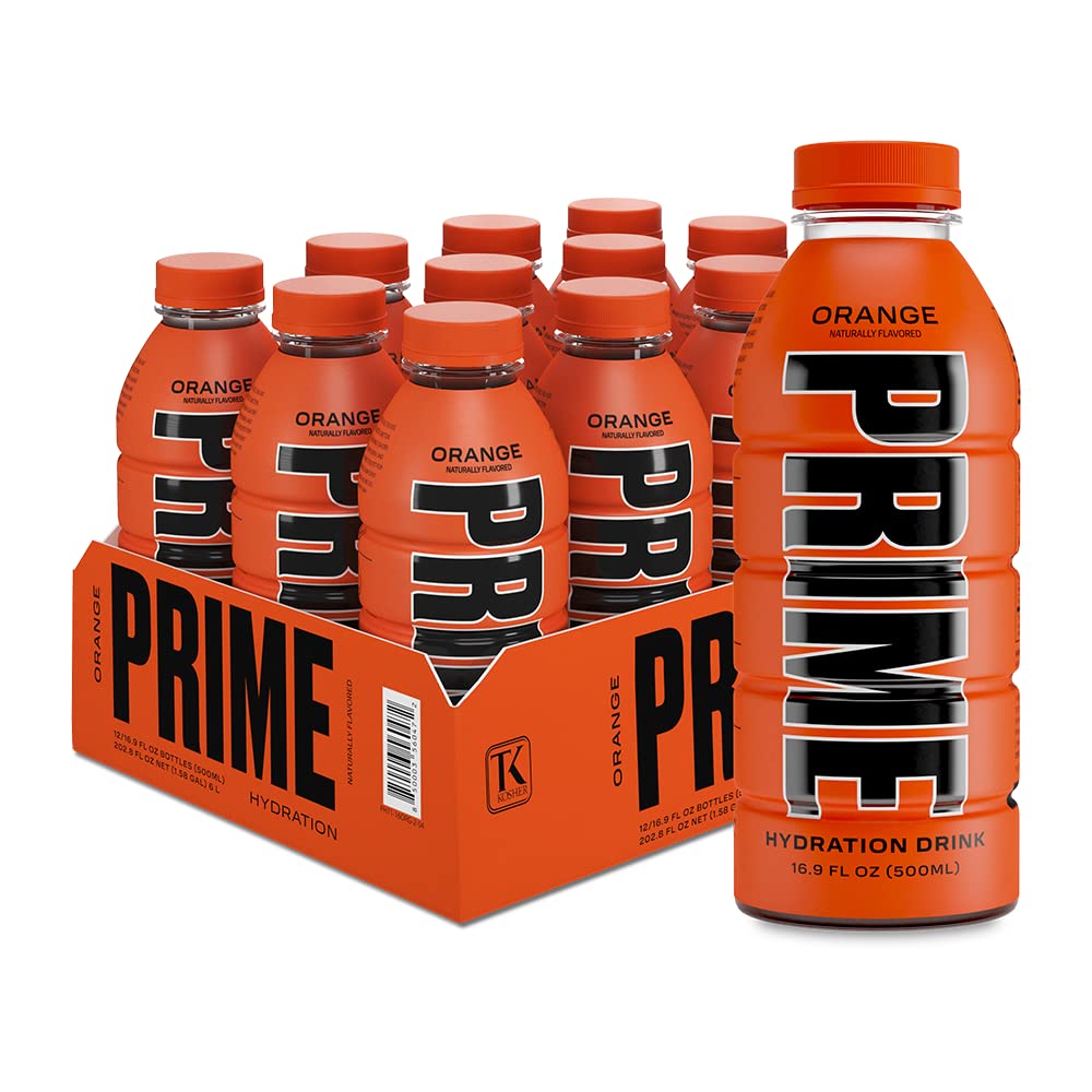 Amazon.com : PRIME Hydration ORANGE | Sports Drinks | Electrolyte ...