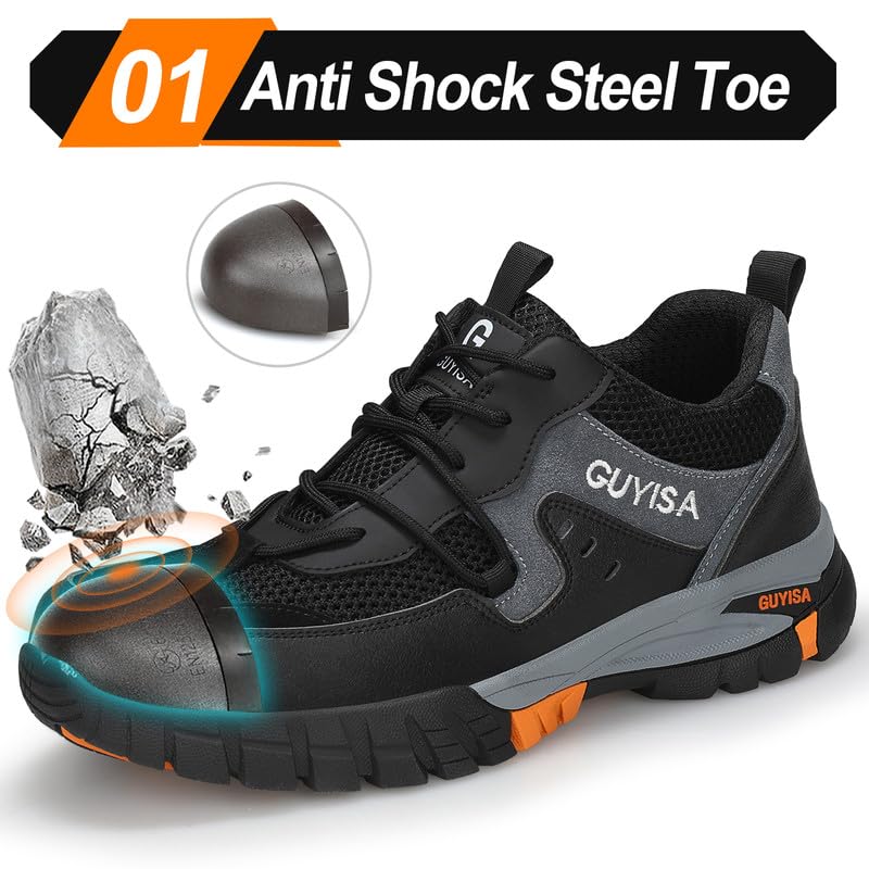 Snapklik.com : Steel Toe Sneakers For Men Steel Toe Lightweight Shoes ...