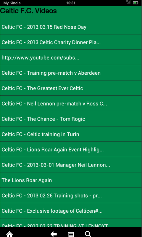 Celtic Football News(Kindle Tablet Edition) - App on the Amazon Appstore
