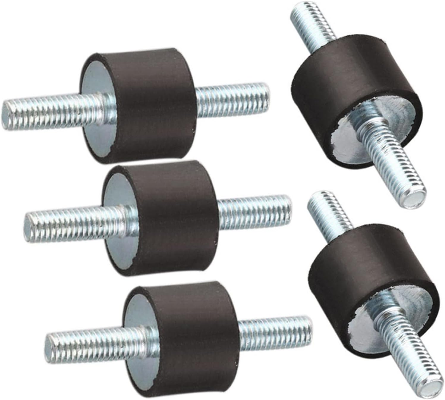 Amazon.com: GTPBAO Stud Bushing 5pcs 15 * 20mm M6 Anti Vibration Rubber ...