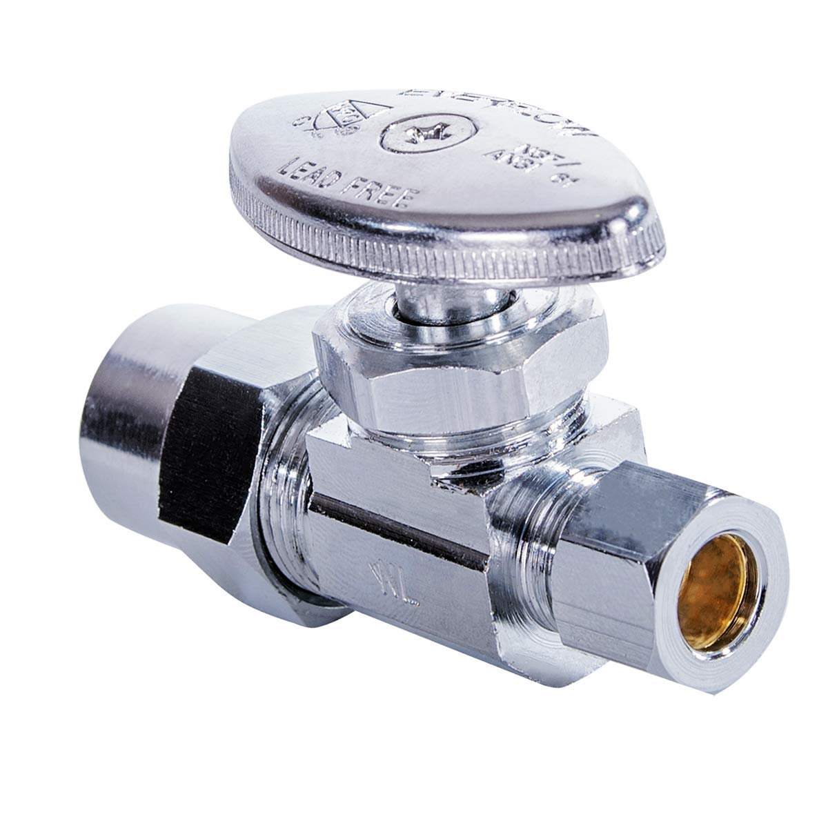 Midline Valve 72412QS-OM Water Supply Stop Valve with Multi-Turn Wheel ...