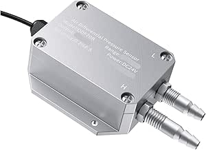 QDF70B 0.2% F.S DC24V Differential Pressure Transmitter, RS485 Output, Range -200 100 500pa -10 ...