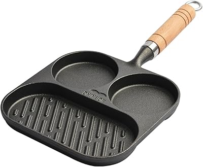 Amazon.com: Master Pan Non-Stick Divided Grill/Fry/Oven Meal Skillet ...