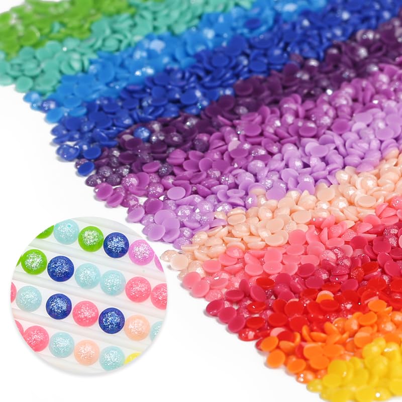Amazon.com: Sugar Dust Drills Diamond Painting Beads, Diamond Art Beads ...