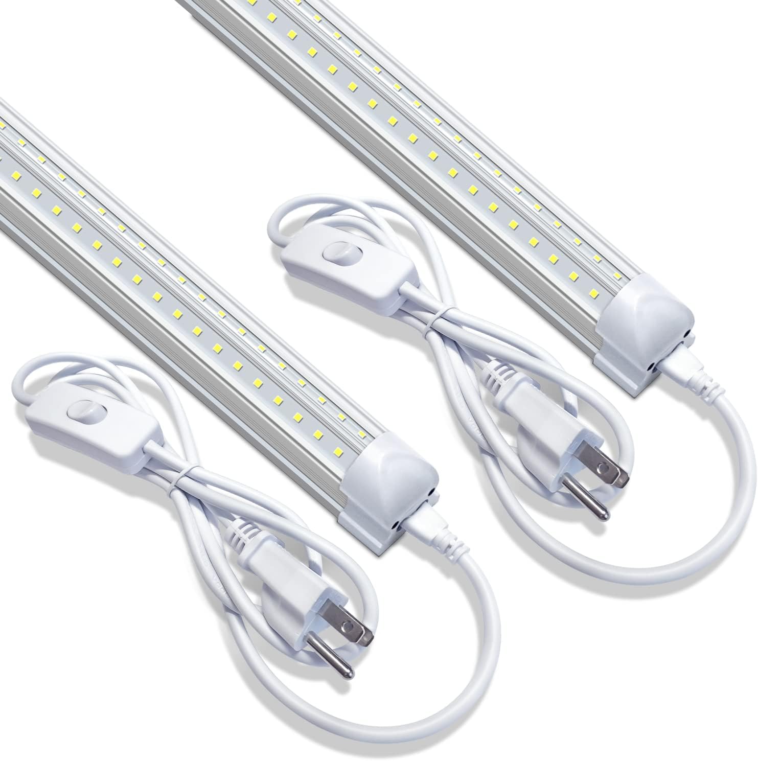 LED Shop Light 4FT 5000K 40W,Monios-L Linkable Utility Ceiling Lights,V ...