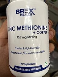 Brexhealth Zinc Methionine Plus Chelated Copper | Antioxidant ...