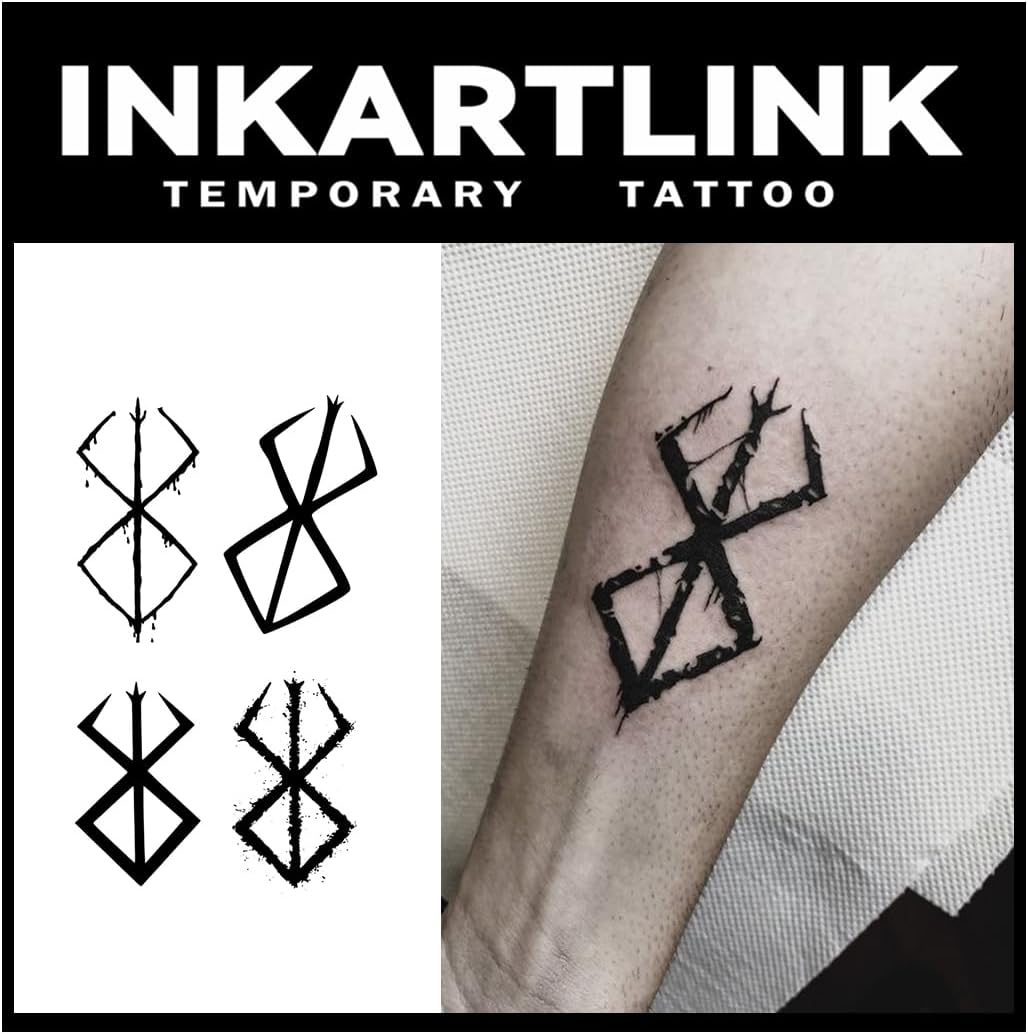 Amazon.com : INKARTLINK Tattoo Tech, 2 Sheets Small Semi Permanent ...