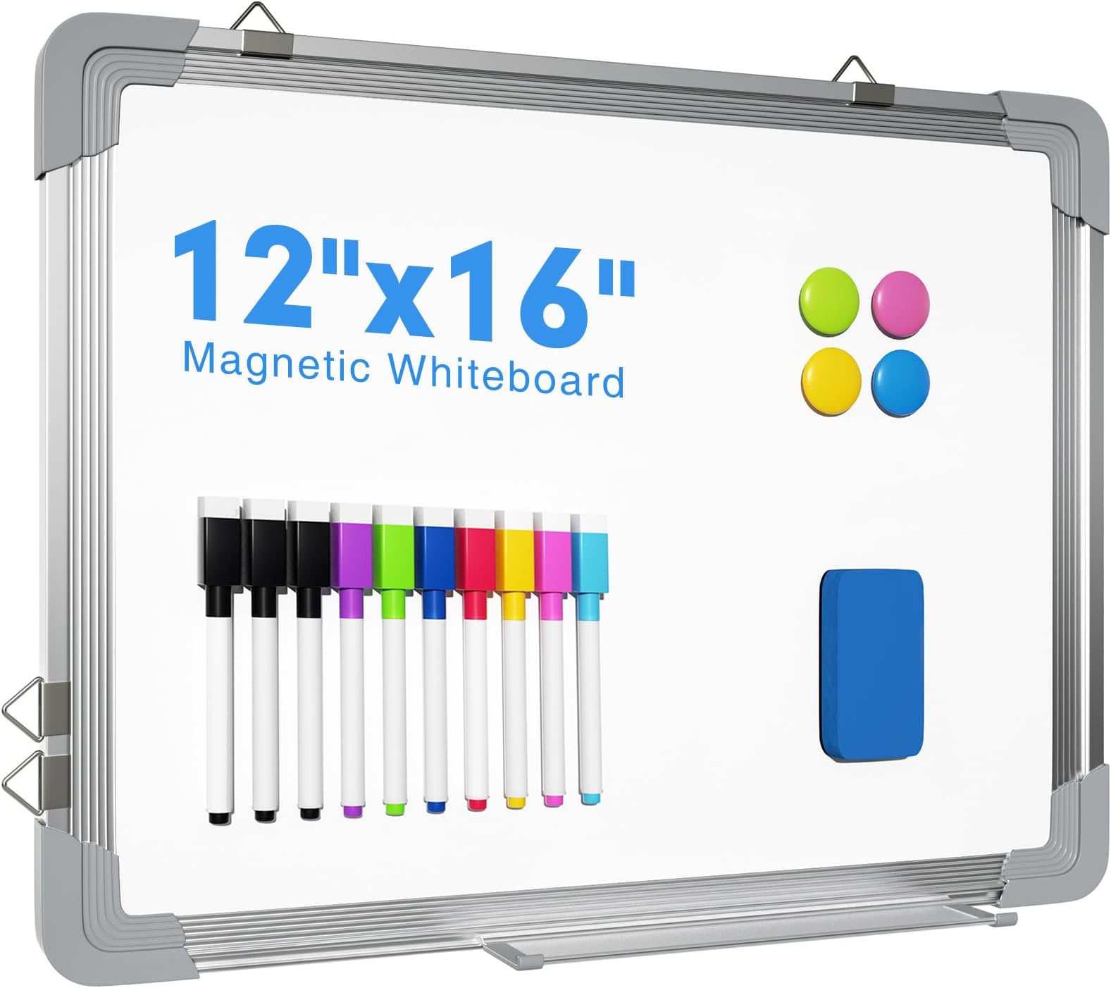 Dry Erase Board Portable 16x12 Inch Magnetic Whiteboard - Portable ...