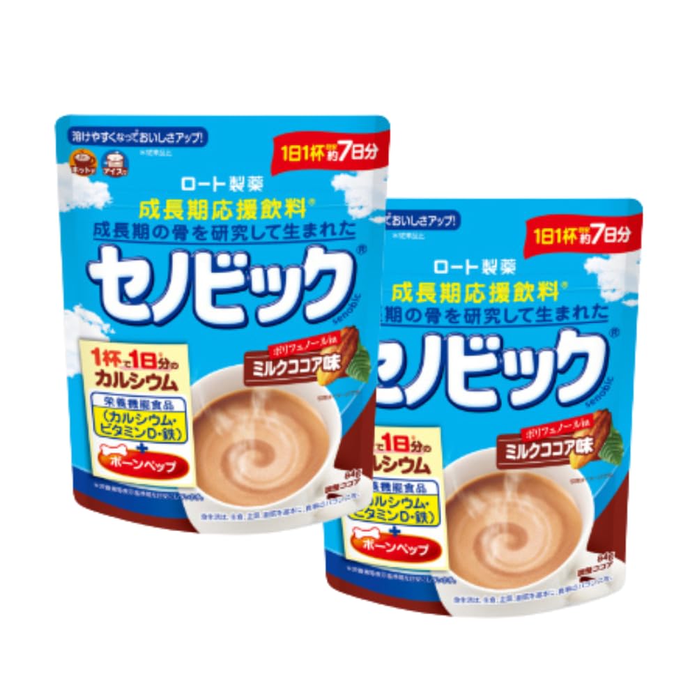 Amazon | セノビック ココア味 84g×2袋セット オリジナルステッカー付き | Generic | スポーツ・ビタミン粉末ドリンク 通販