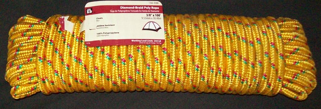 Everbilt Diamond-braid Poly Rope 3/8" X 100" - Amazon.com