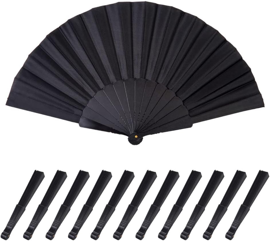 Amazon.com: Minelife 4 Pieces Chinese Japanese Folding Fan Vintage ...