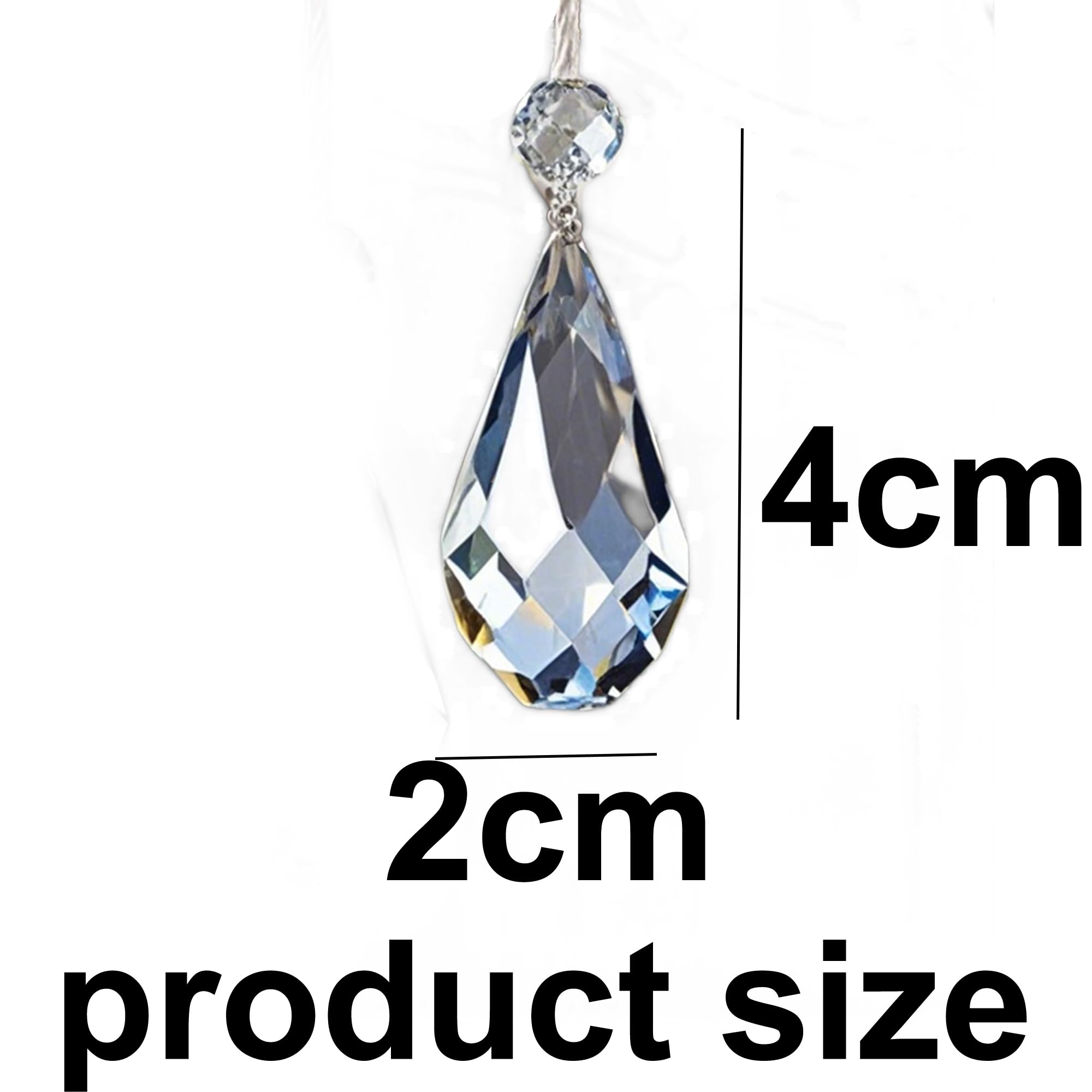 Snapklik.com : Winshine Clear Acrylic Crystal Raindrop Chandelier Drops
