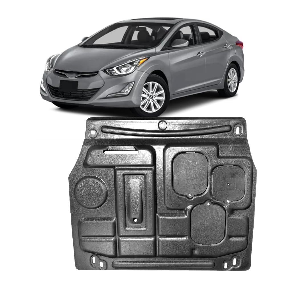 Amazon.com: Front Engine Splash Shield for Hyundai Elantra 2012-2016 ...