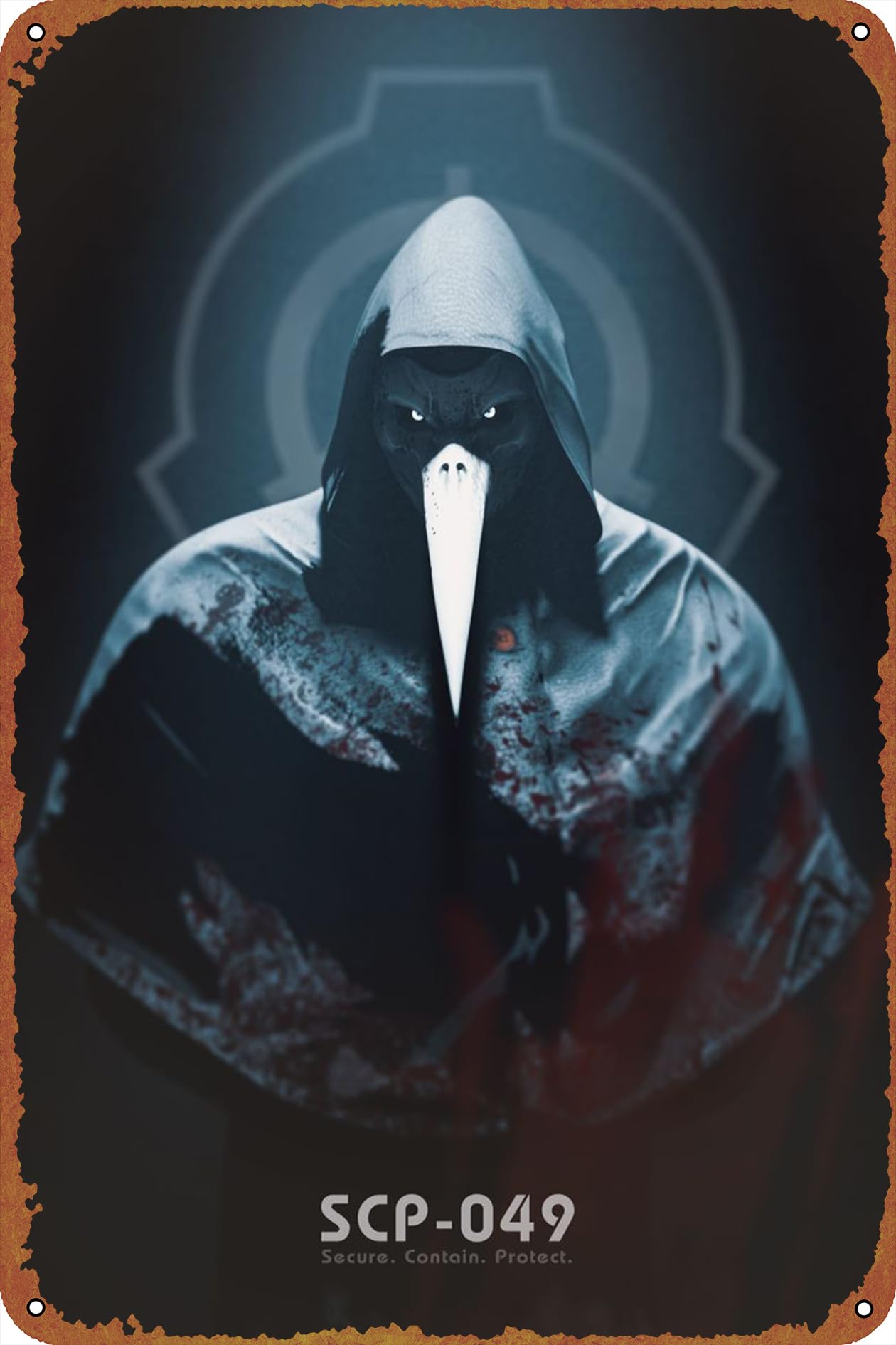 Amazon.com : SCP 049 Poster Metal Plaque Tin Sign,Vintage Metal Pub ...