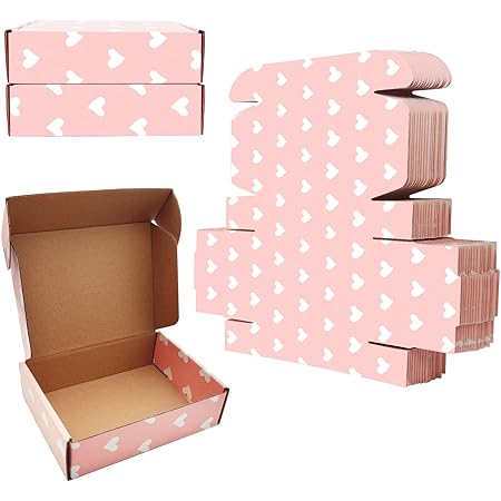 Amazon.com: 25 Pack Small Shipping Boxes for Business, Corrugated Small ...