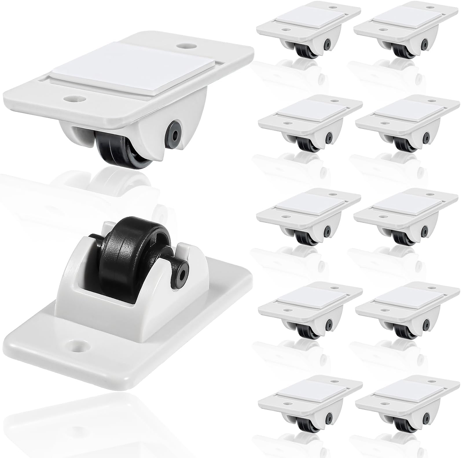 Amazon.com: RollArounds Instant Swivel Wheels®, Self-Adhesive, 250 lbs ...