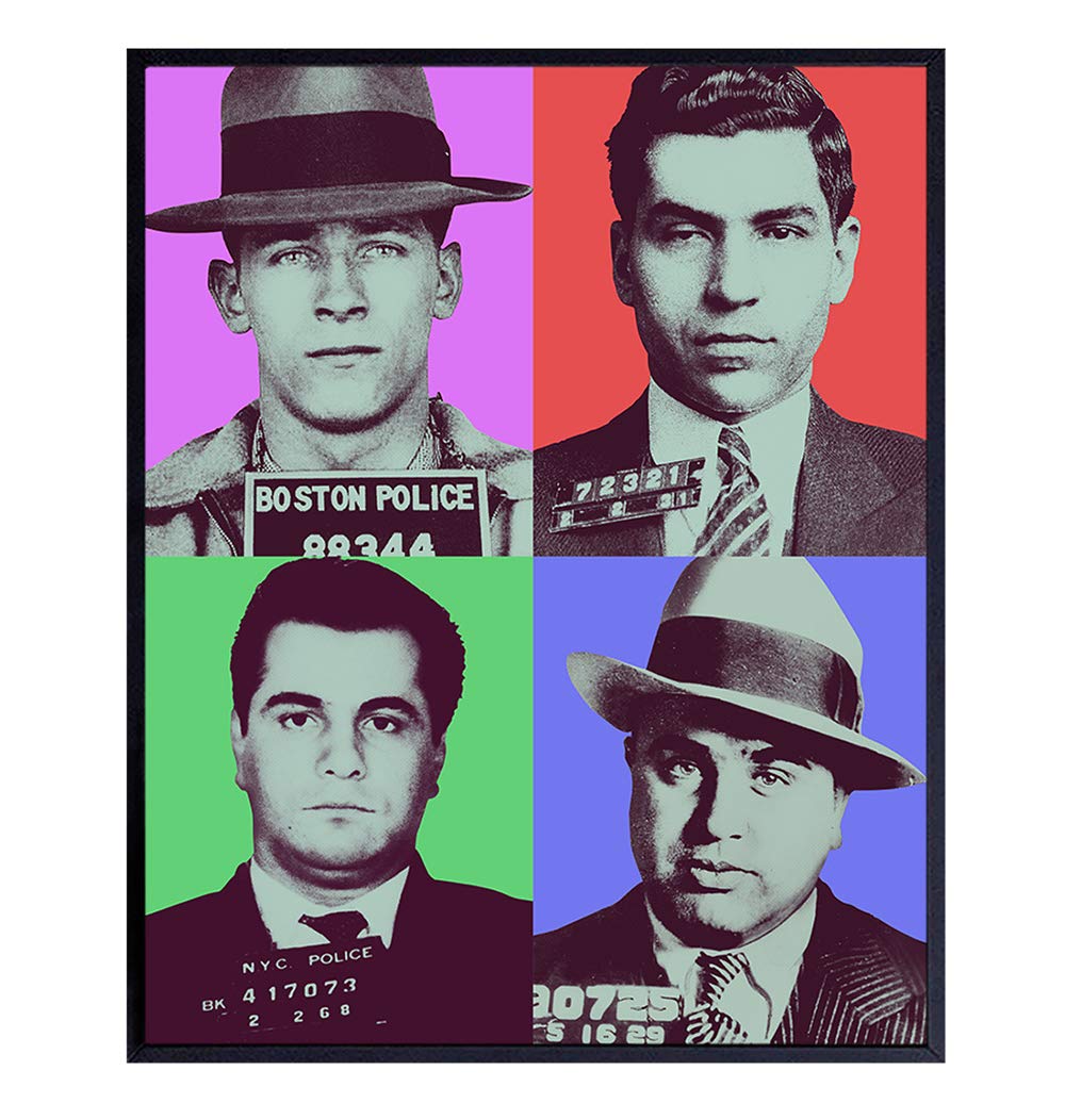 Mafia Gangster Warhol Style Wall Art Print - Funny Nepal | Ubuy