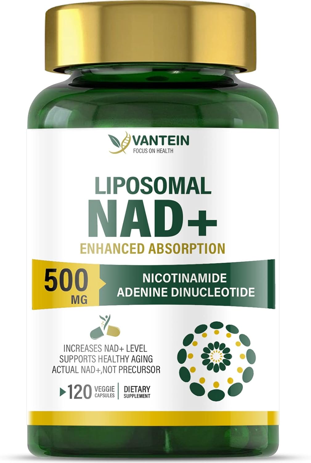 Amazon.com: Liposomal NAD+ Supplement, More Efficient Than NMN, NAD+ ...