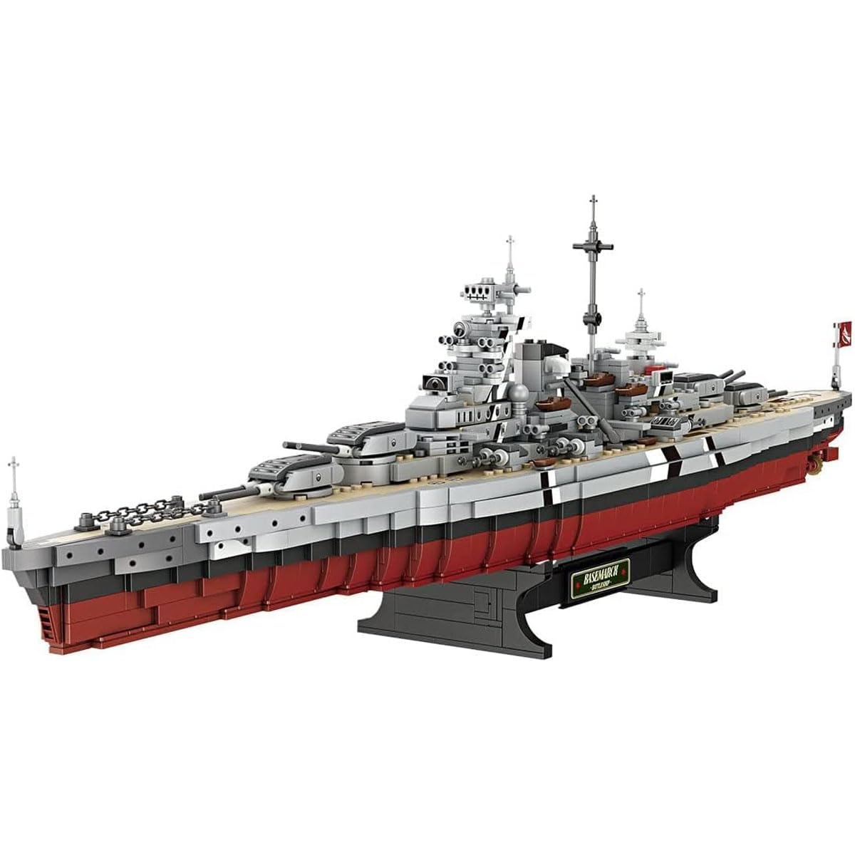 Technology Bismarck Warship Building Set, 2081 pieces WW2 Germany ...