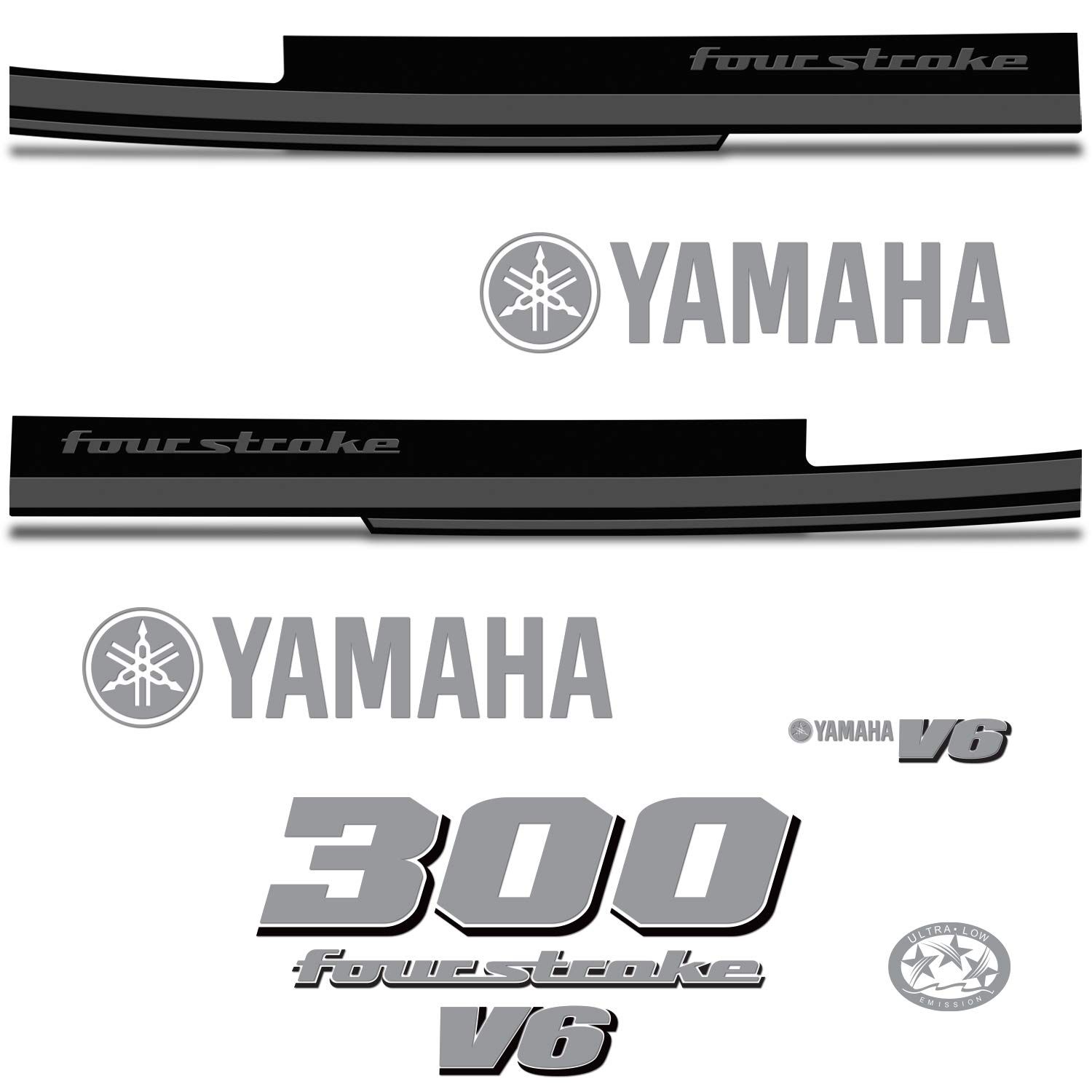 Buy AMR Racing Outboard Engine Motor Sticker Decal Graphics kit ...