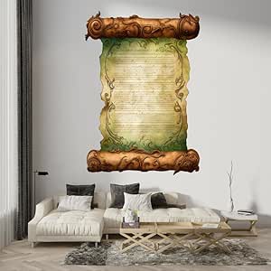 Amazon.com: Scrolls Decals Peel & Stick - Wall Vinyl Stickers - Ancient ...