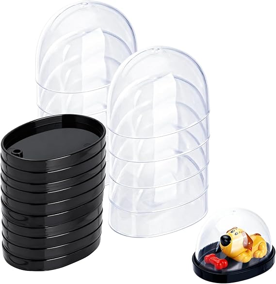 Amazon.com: 10 Pack Desk Pet Containers, Individual Desk Pet Domes ...