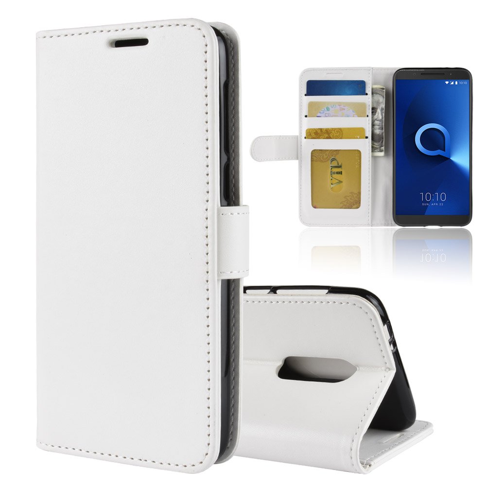 Alcatel 3 Case, Alcatel 3 Cover Thin Flip Cover Case Closure Design ...
