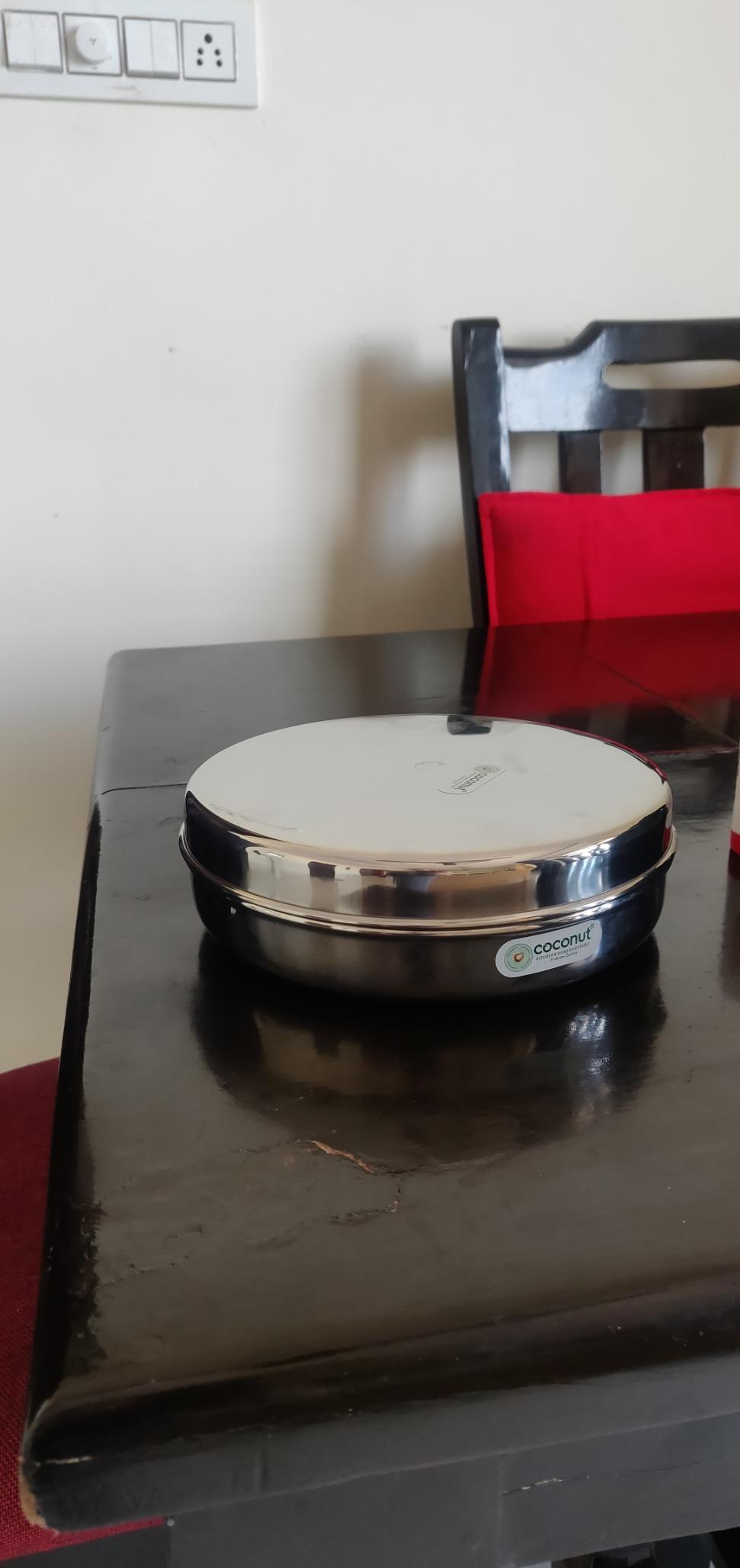 Buy coconut Stainless Steel Sleek Chapati Box/Chocolate Box/Multi ...