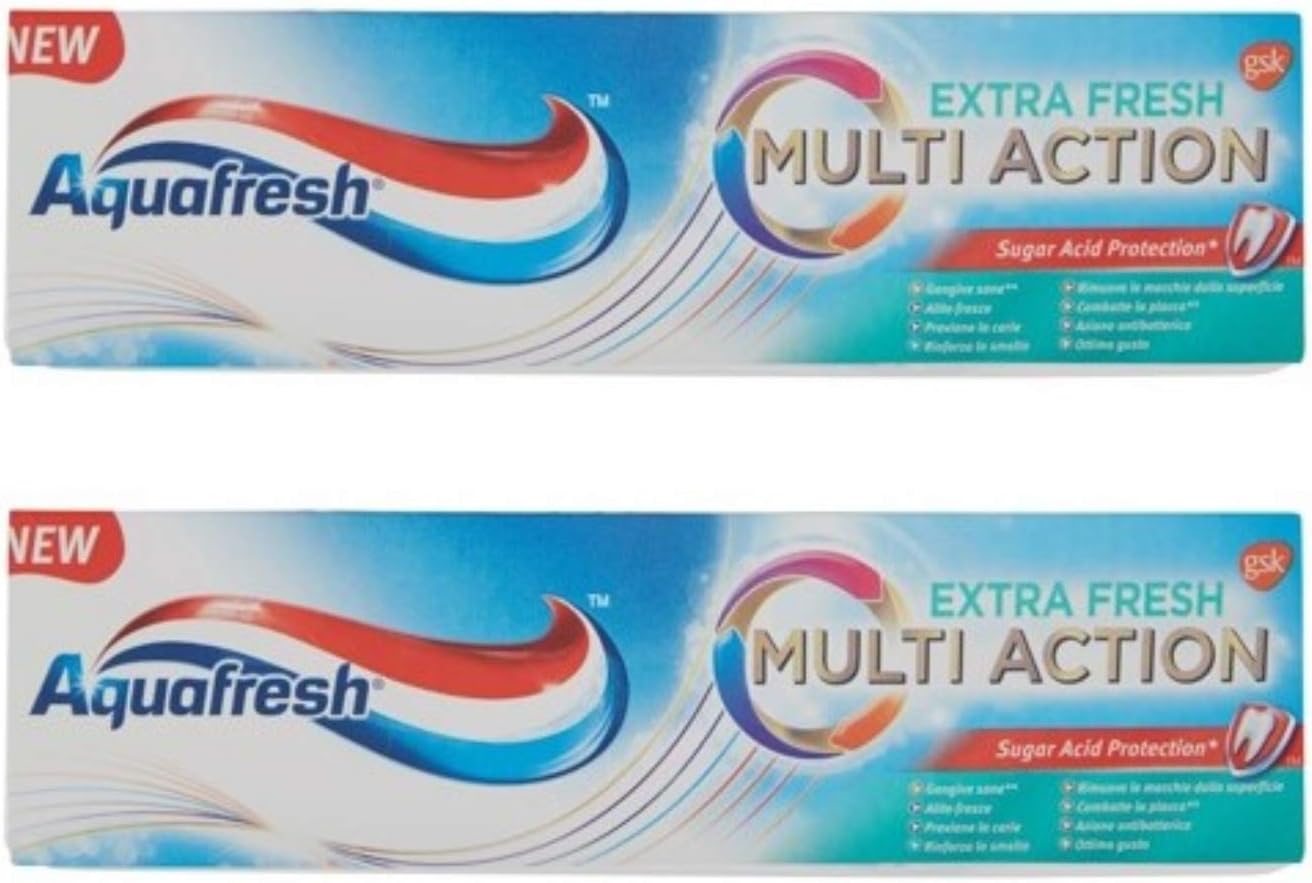 Amazon.com : Aquafresh Toothpaste Extra Fresh 75ml / 2.54fl.oz, Pack of ...