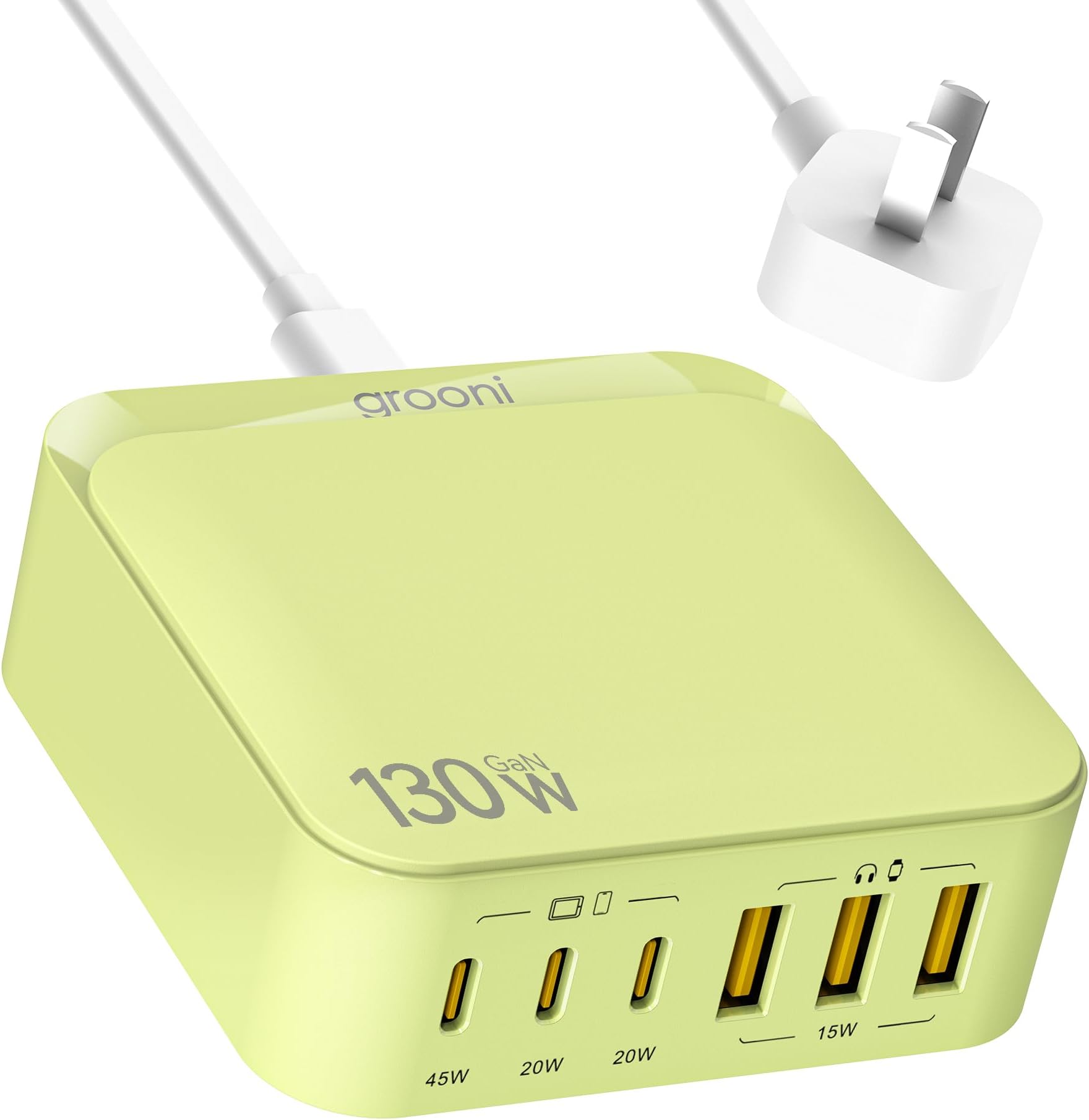 Amazon.com: USB C Fast Charger 100W, Agtray GaN 6-Port Charging Station ...