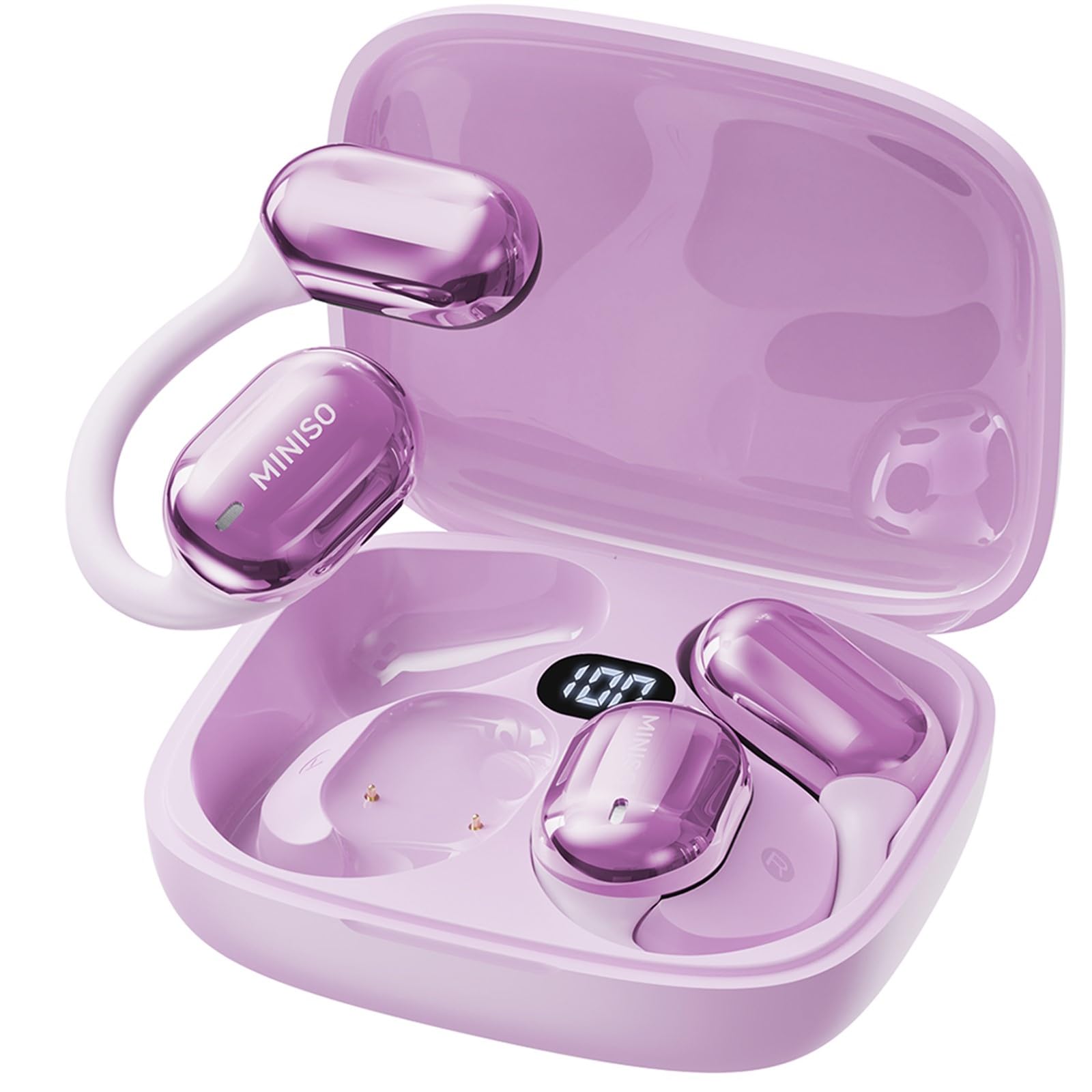 Amazon.com: MINISO X23 OWS Open Ear Bluetooth Earbuds HiFi Sound ...