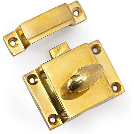 Unlacquered Brass Cabinet Latch - - Amazon.com