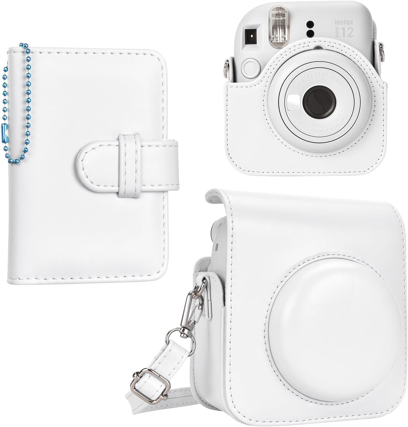 instax mini 12 camera case, Clay White: Amazon.co.uk: Electronics & Photo