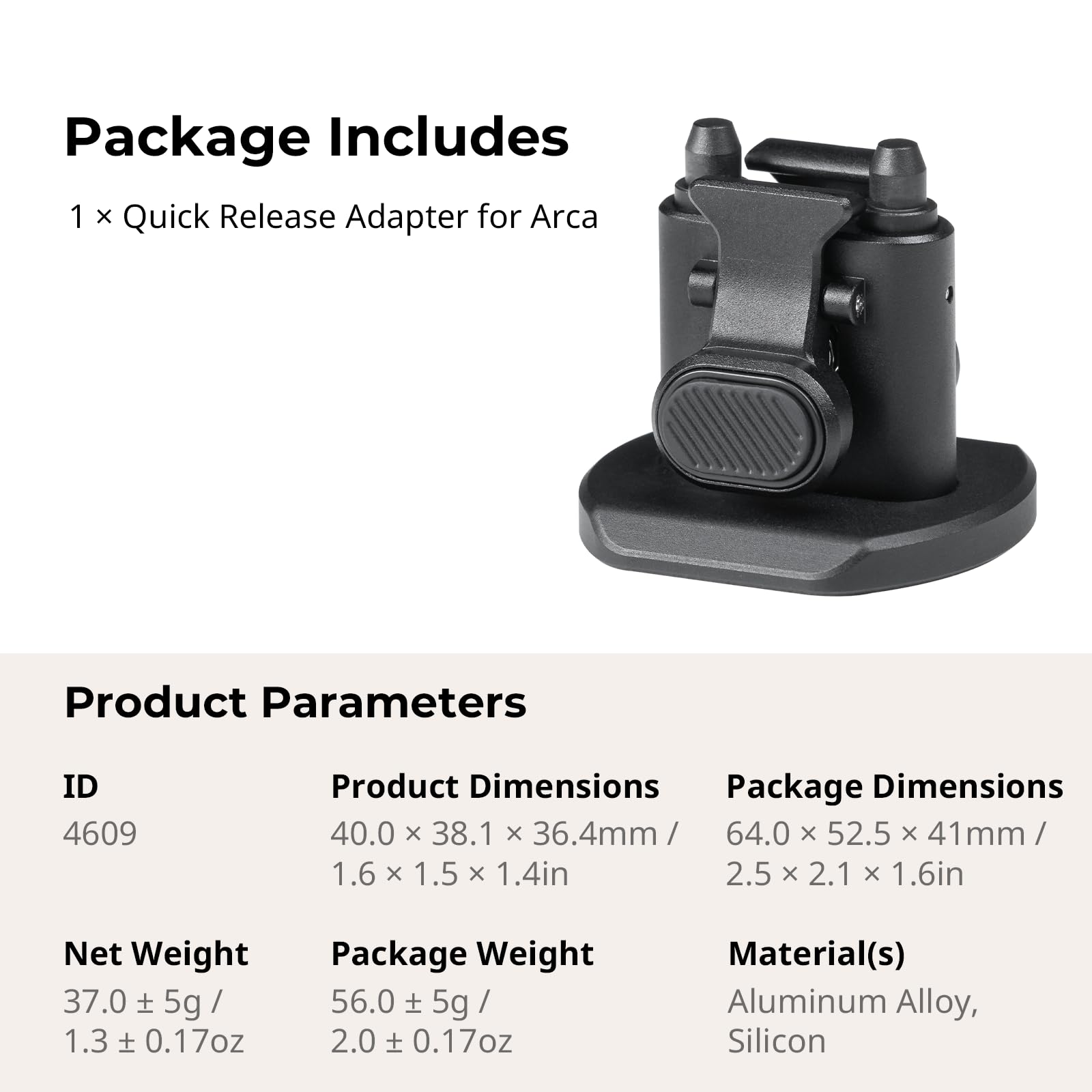 Snapklik.com : SmallRig Quick Release Adapter For SmallRig Quick ...