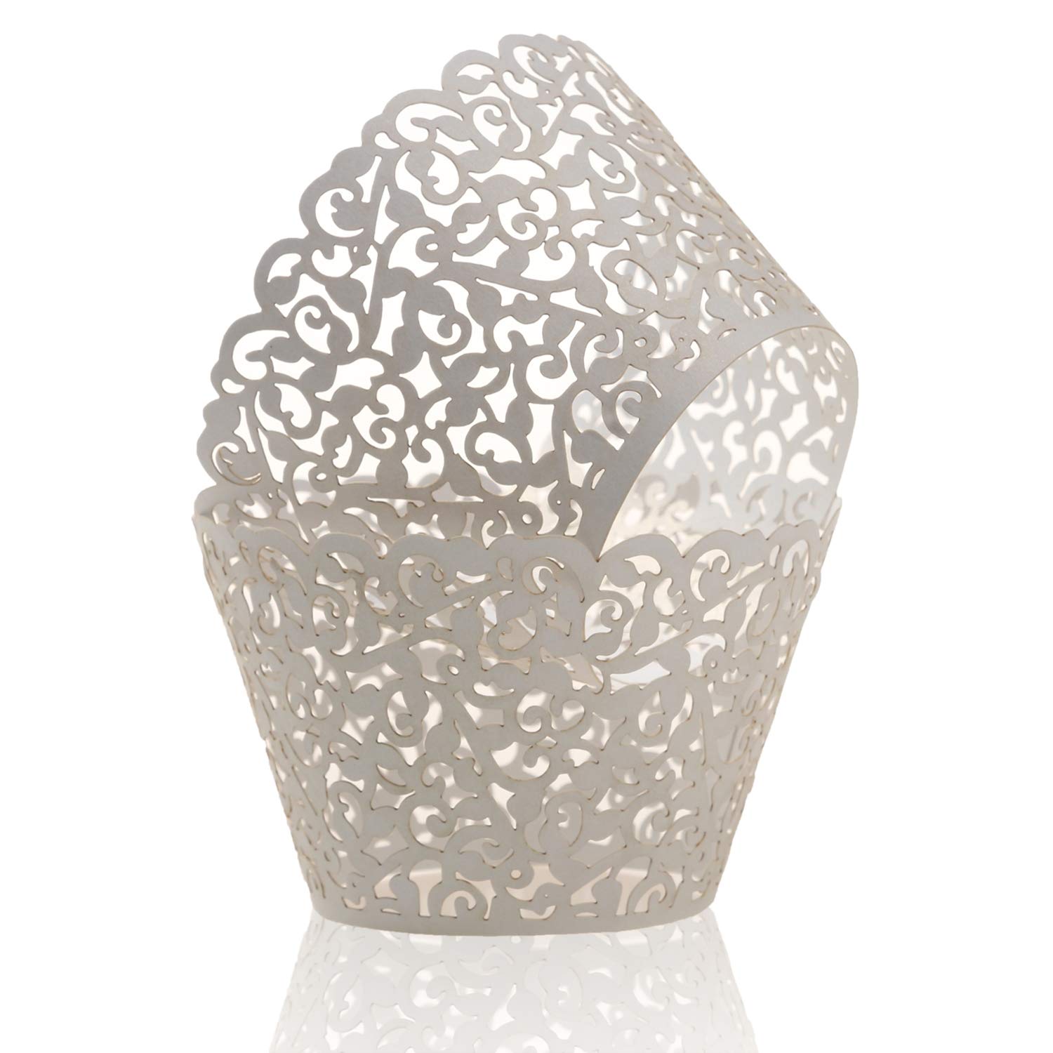 Amazon.com: KPOSIYA Pack of 120 Cupcake Wrappers Artistic Bake Cake ...