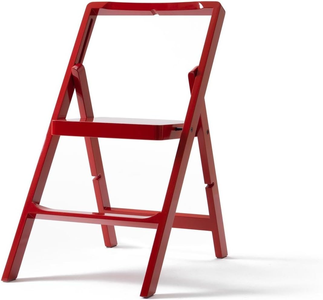 Amazon.com: Design House Step Mini Ladder red/Lacquered : Tools & Home ...