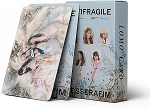Amazon.com: Gimuemi 55pcs LE SSERAFIM Photocards LESSERAFIM ANTIFRAGILE ...
