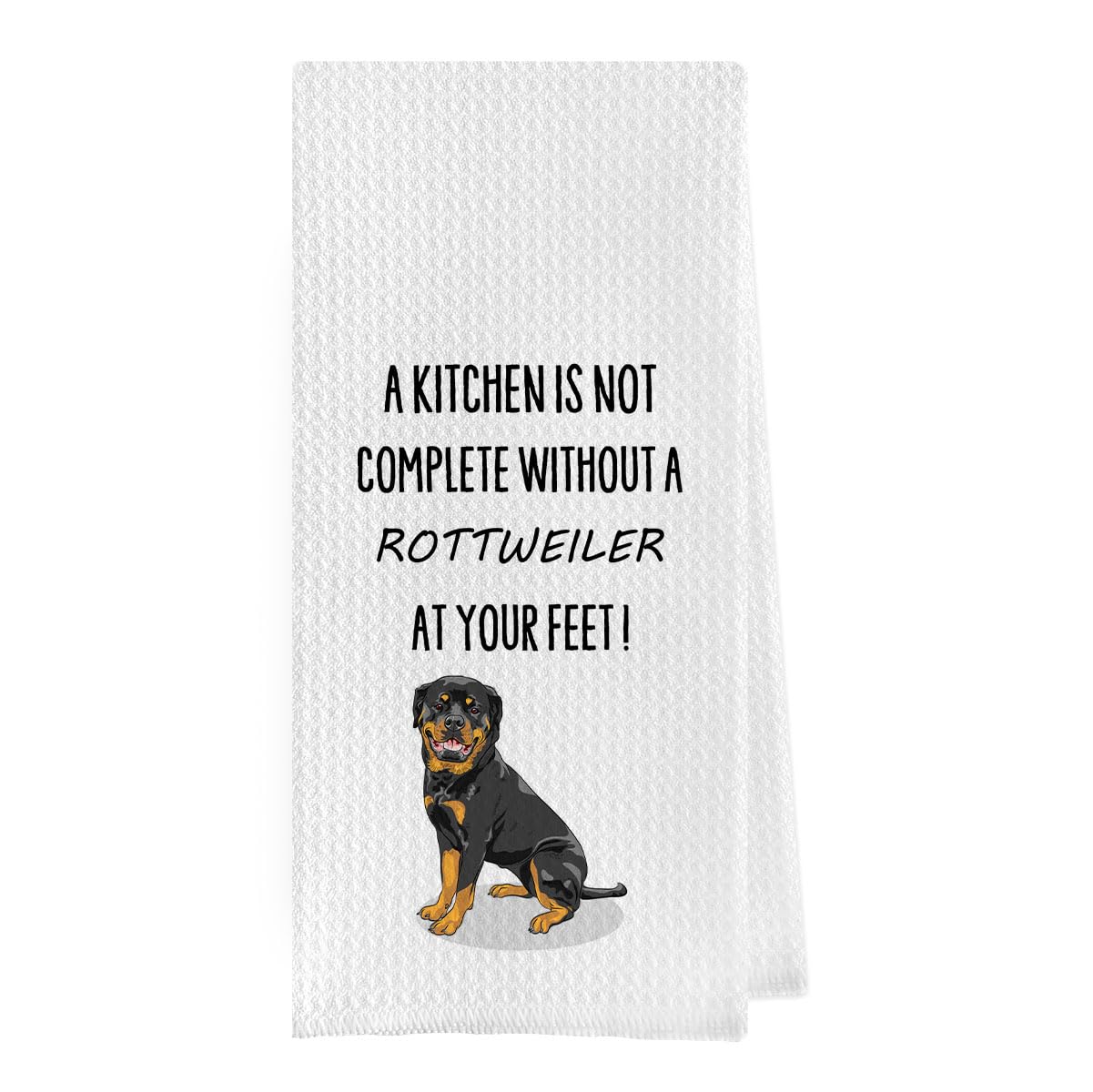 Amazon.com: Geqtt Funny Rottweiler Dish Towels - Rottweiler Decorative ...