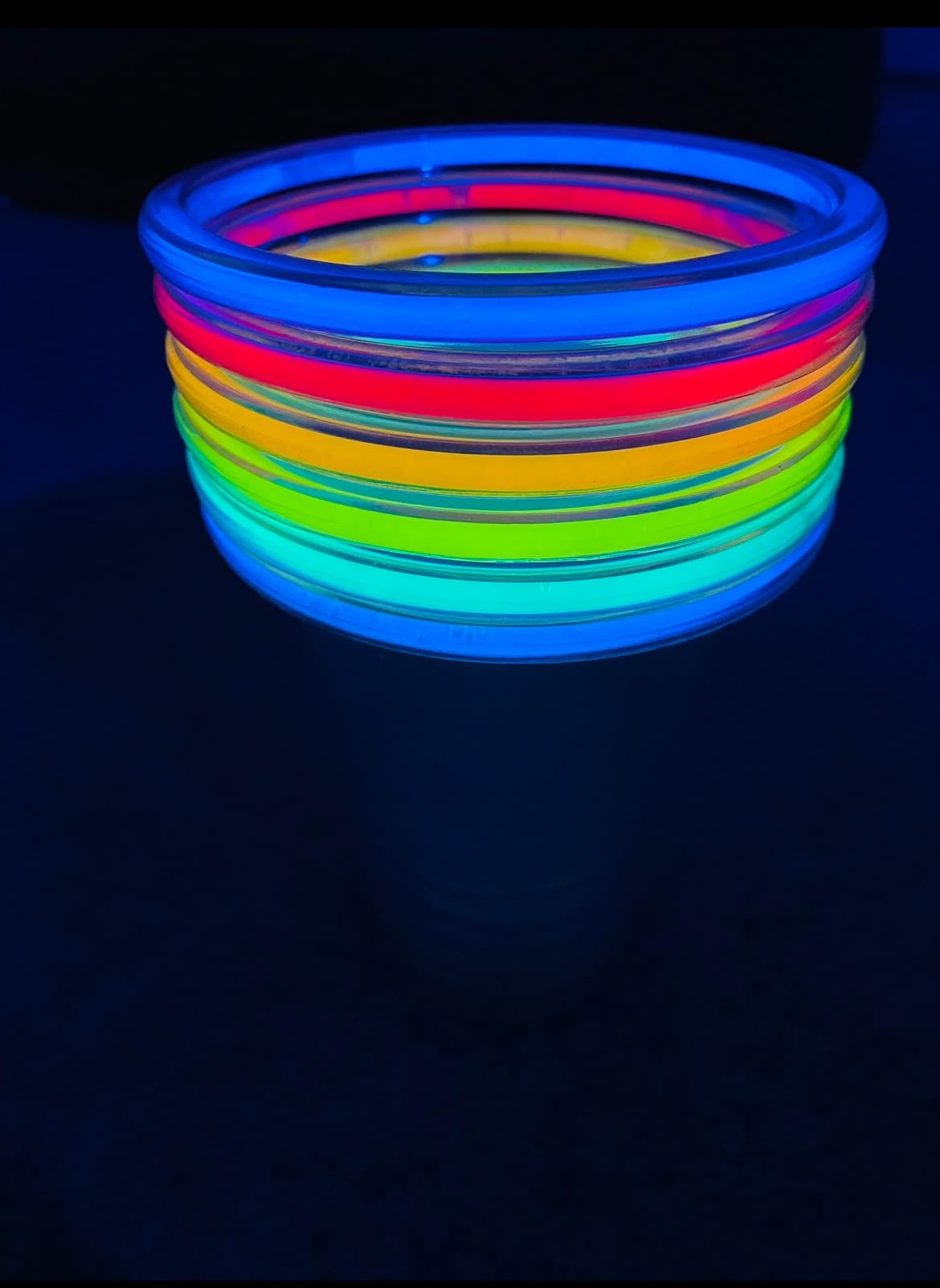 Amazon.com: Kit of 60 Pcs Neon party decorations: 20 Pcs Glowing party ...