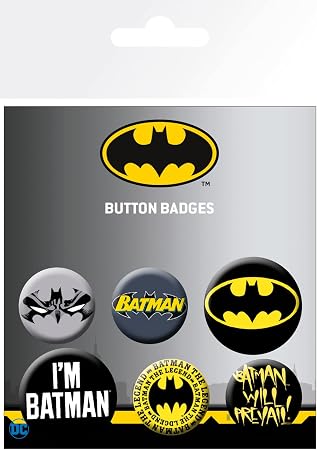 GB eye DC Comics Batman Comics Badge Pack : Amazon.co.uk: Fashion