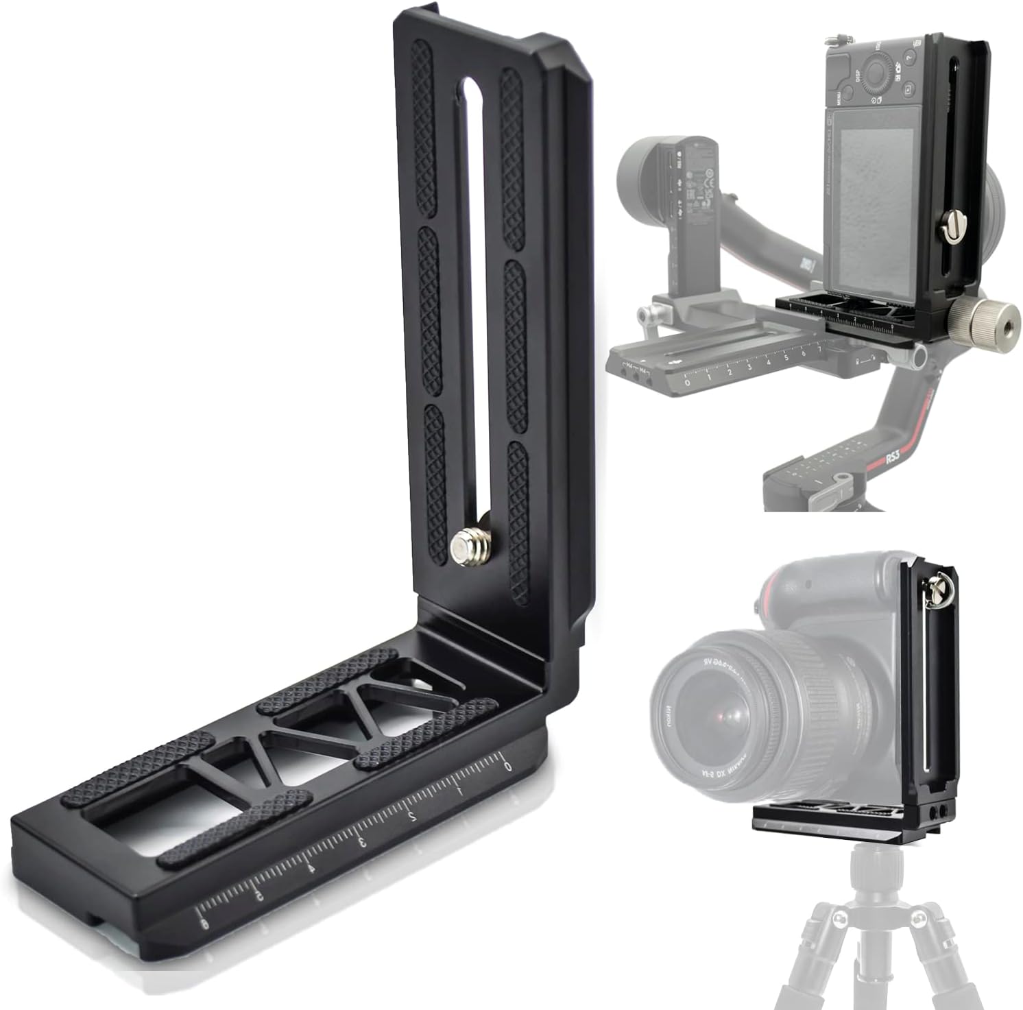 Amazon.com : HAFOKO Aluminum RS2 RS3 L Bracket Vertical Horizontal ...
