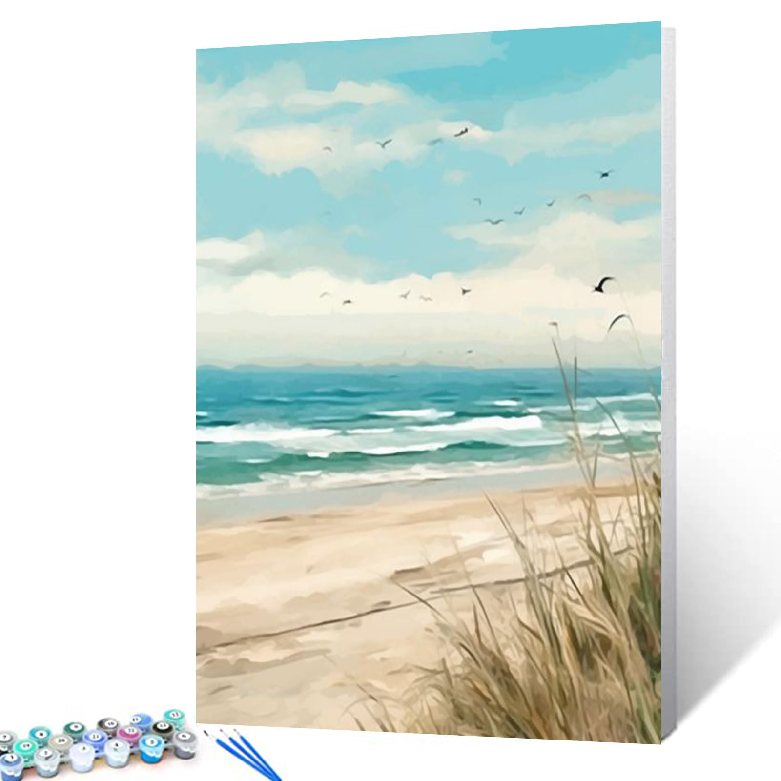 Acrylic Beach Painting